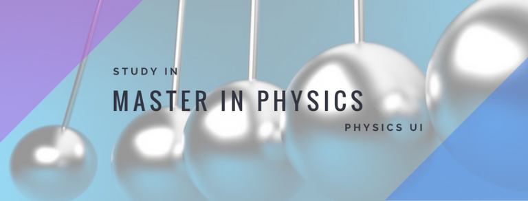 Master in Physics Department of Physics